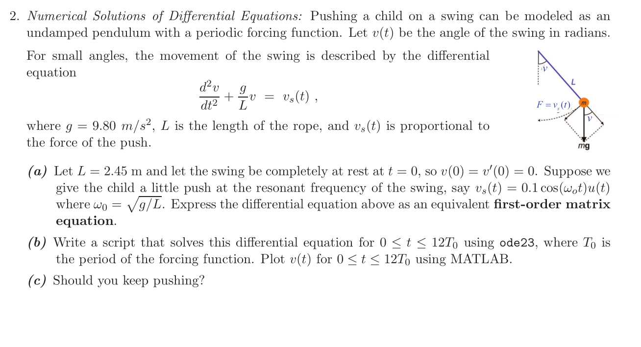 2 Numerical Solutions Of Differential Equations