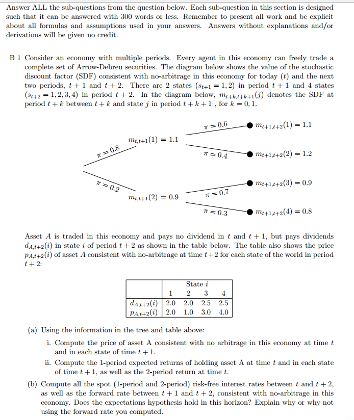 Solved Answer ALL the sub-questions from the question below. | Chegg.com