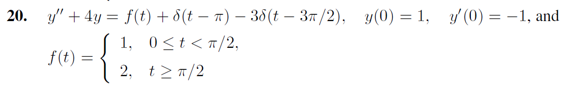 Solved In Exercises 1–20 solve the initial value problem. | Chegg.com