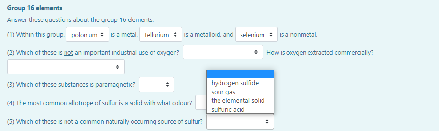 Solved Main-group elements Match with the correct main-group | Chegg.com