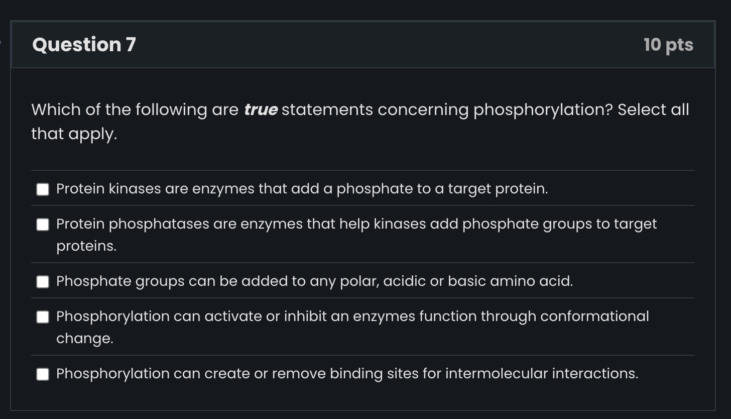 Solved Question 7Which of the following are true statements | Chegg.com