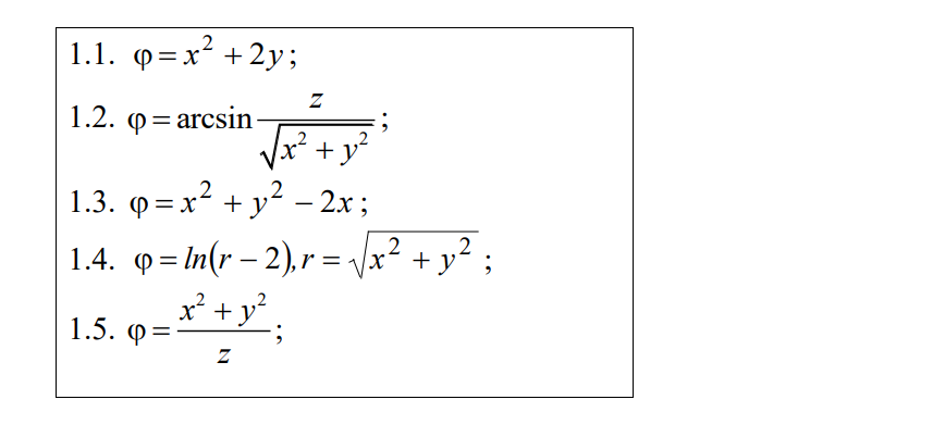 Solved 1. Find the gradient and the level surfaces (lines) | Chegg.com