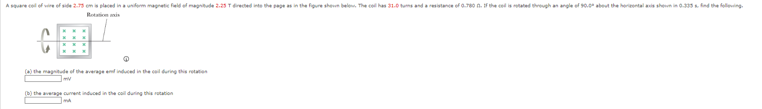 Solved Rotation axis (i) (a) the magnitude of the average | Chegg.com