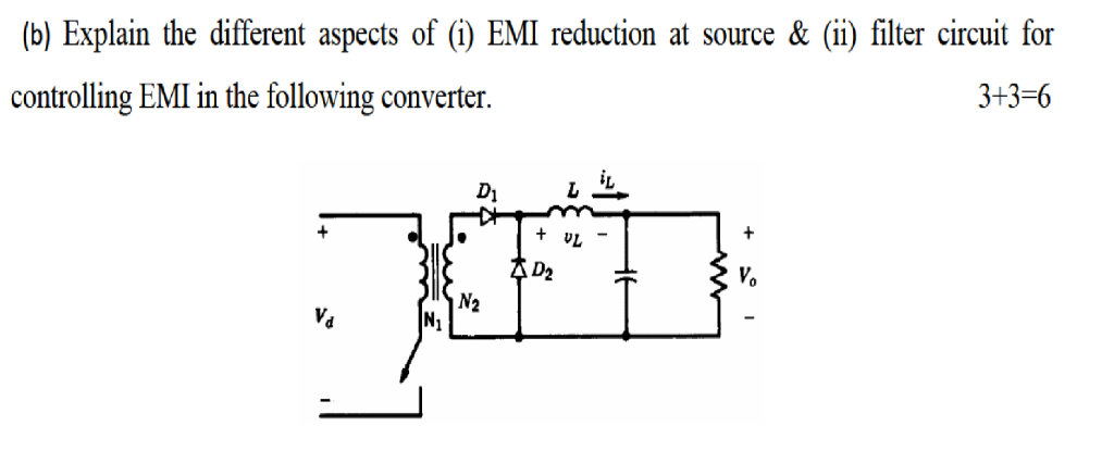 Solved (b) Explain the different aspects of (1) EMI | Chegg.com