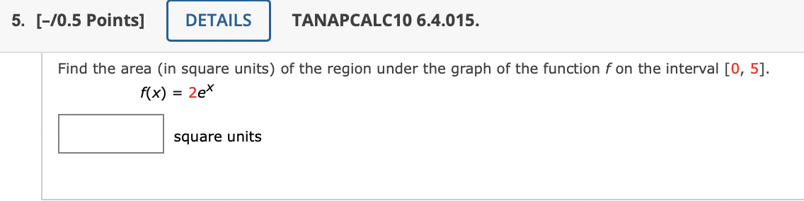 Solved Find the area (in square units) of the region under | Chegg.com