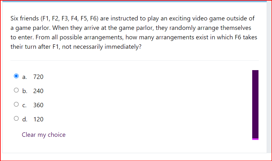 Solved Six friends (F1, F2, F3, F4, F5, F6) are instructed | Chegg.com