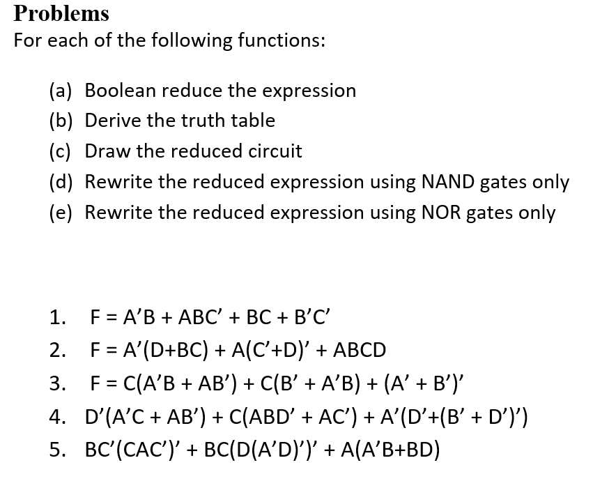 Solved Can Someone Solve This Boolean Reduction Problem For