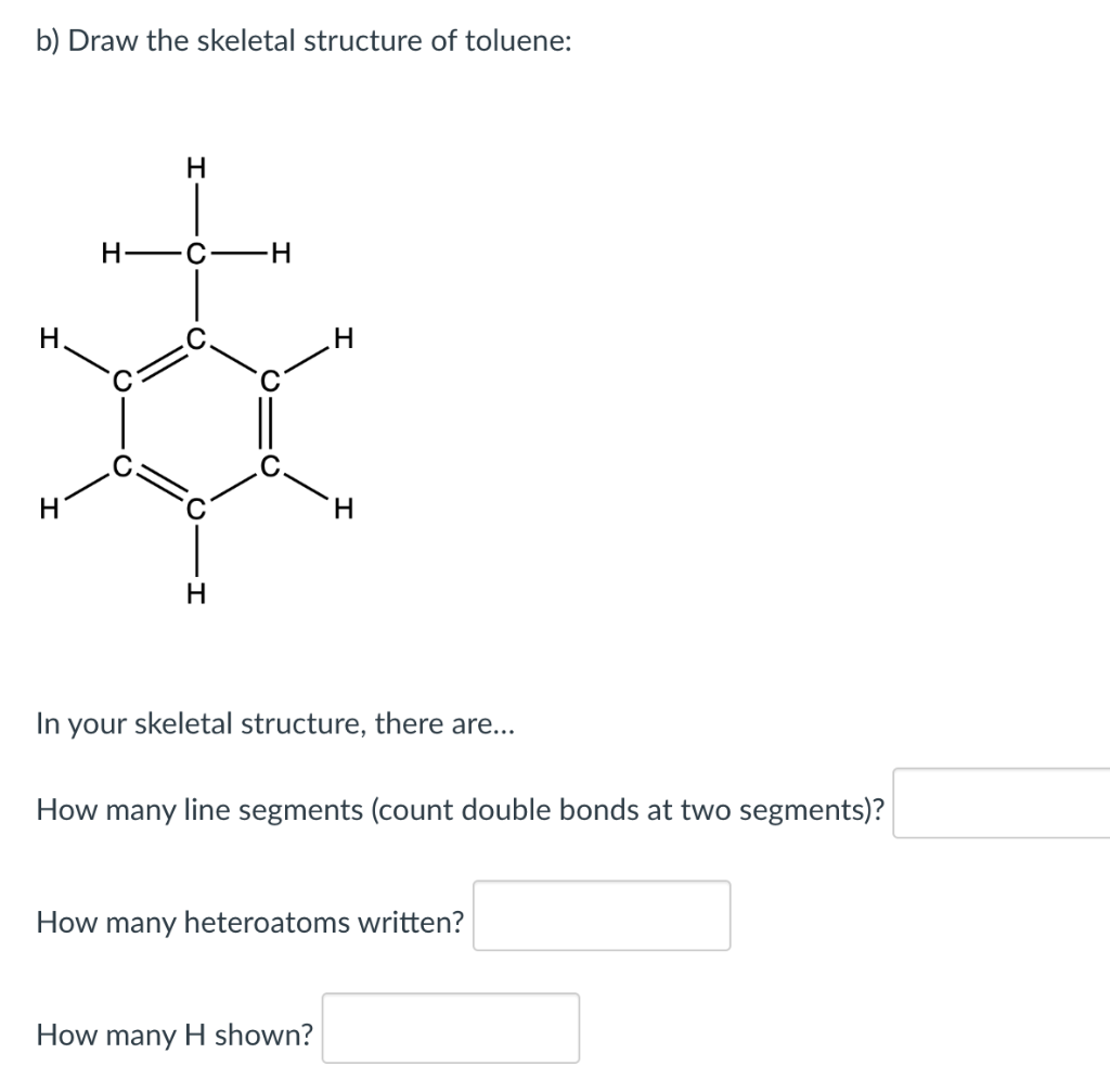 Solved a) Draw the skeletal structure of propane: In your | Chegg.com