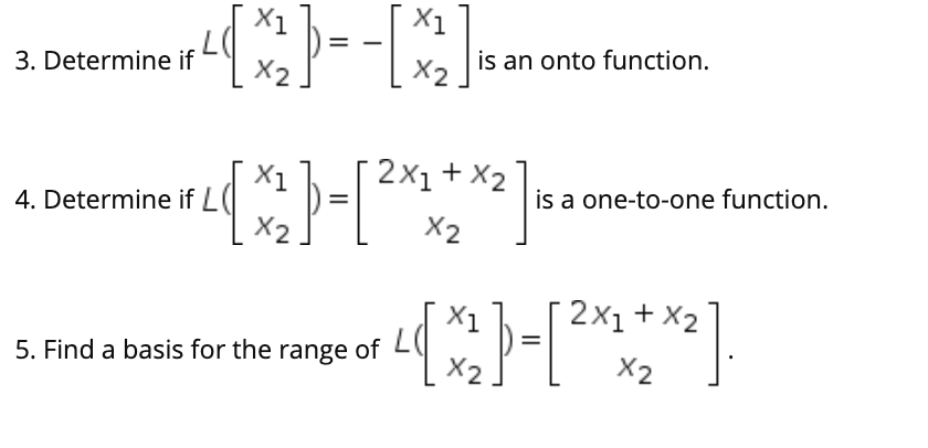 Solved 3. Determine if is an onto function.