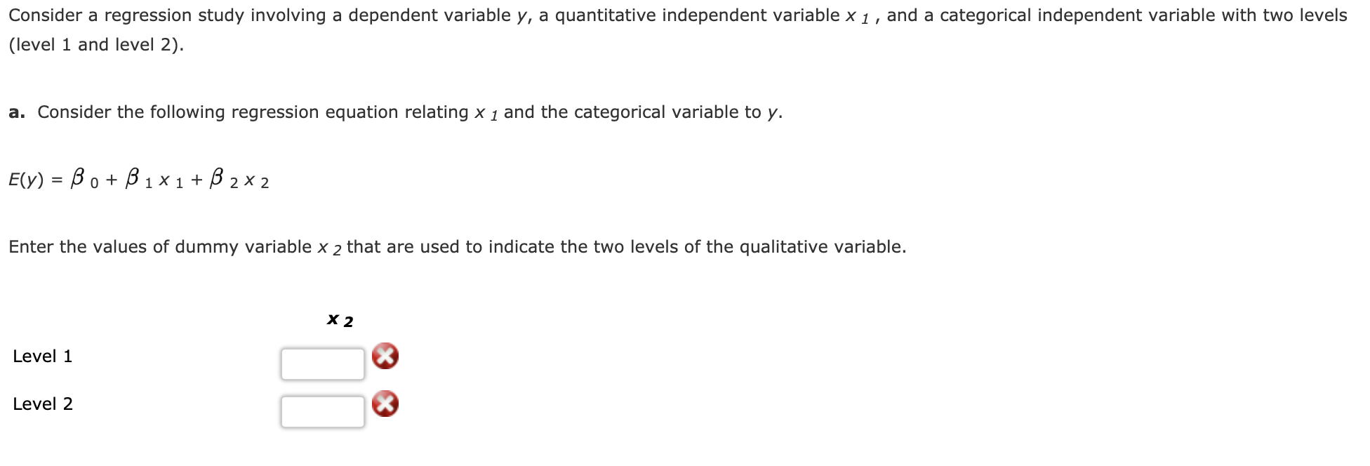 Solved Consider a regression study involving a dependent | Chegg.com
