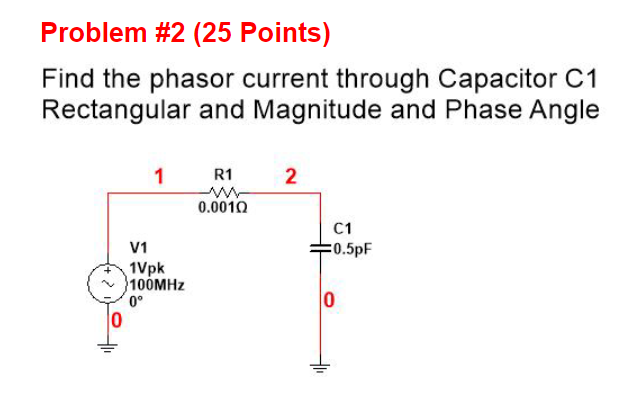 Solved Find the phasor current through Capacitor C1 | Chegg.com