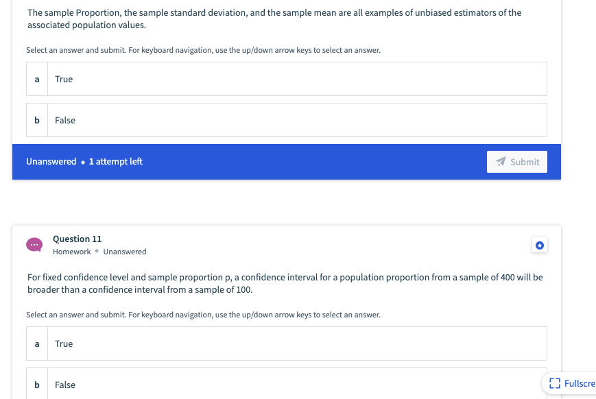 Solved The sample Proportion, the sample standard deviation, | Chegg.com