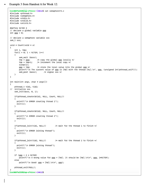 Solved 2.2) Please provide the screenshot of the last C | Chegg.com