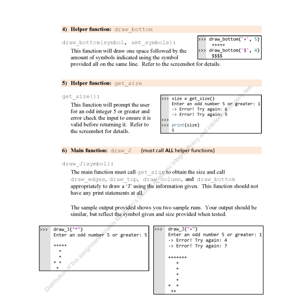 Solved n 1: Draw a letter ′J⋅ (25 marks) For this question, | Chegg.com