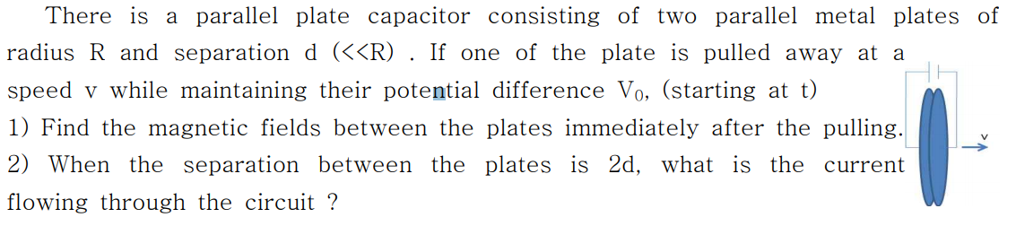 Solved There is a parallel plate capacitor consisting of two | Chegg.com
