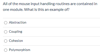 Solved All of the mouse input handling routines are | Chegg.com