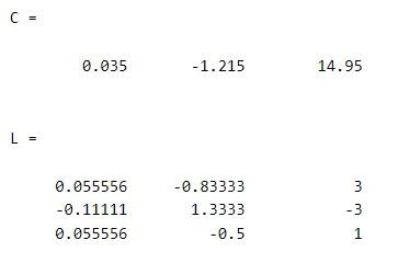 MATLAB how to solve y1, y2, and y3 given lagrange, | Chegg.com