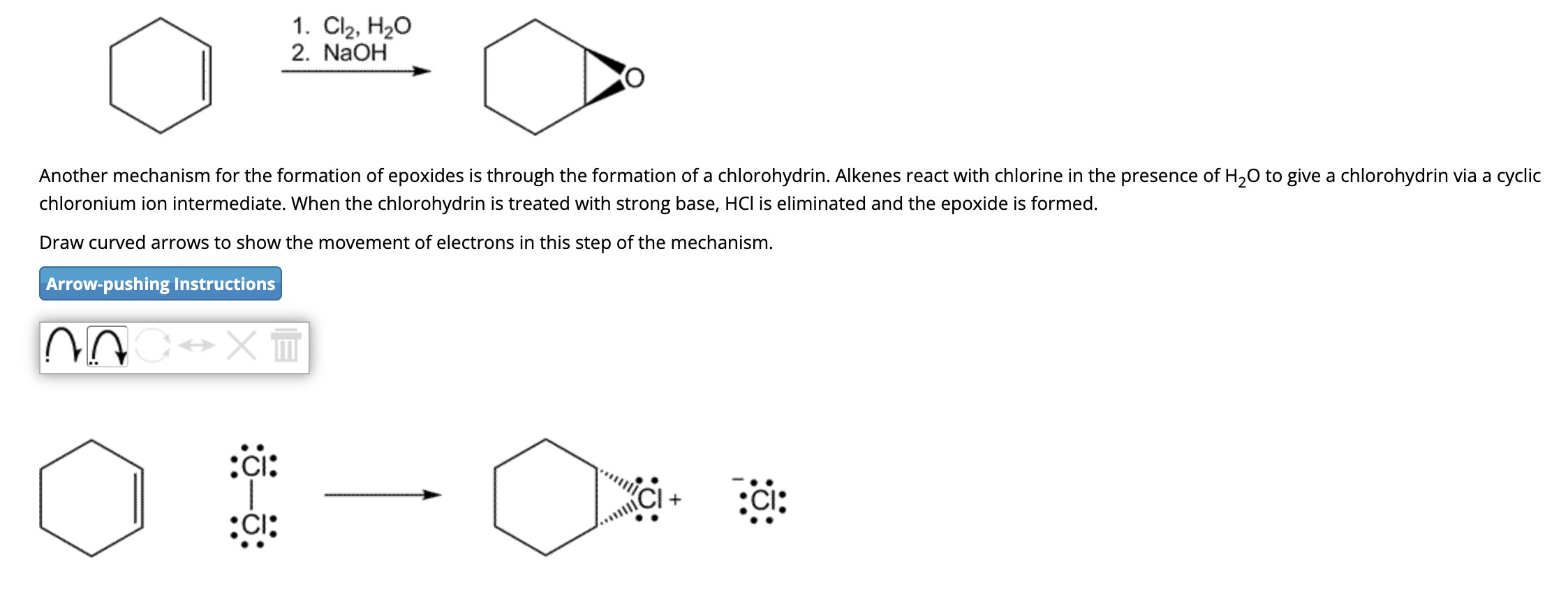 Solved Another mechanism for the formation of epoxides is | Chegg.com