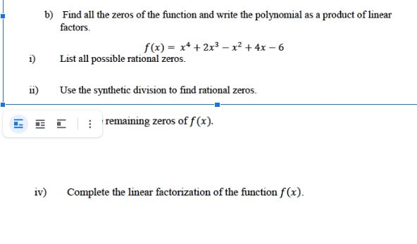 Solved Find all the zeros of the function and write the | Chegg.com