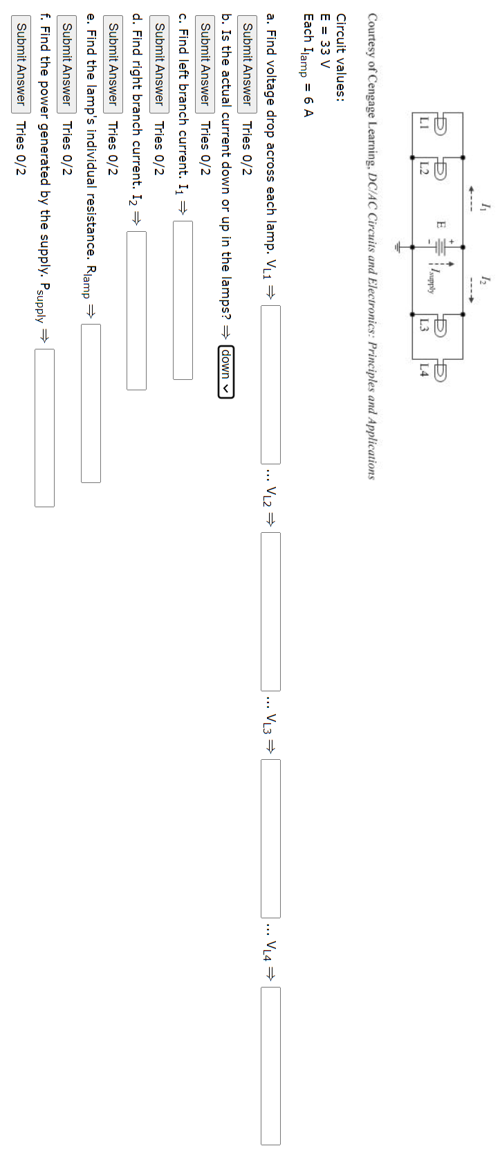 Solved Courtesy of Cengage Learning, DC/AC Circuits and | Chegg.com