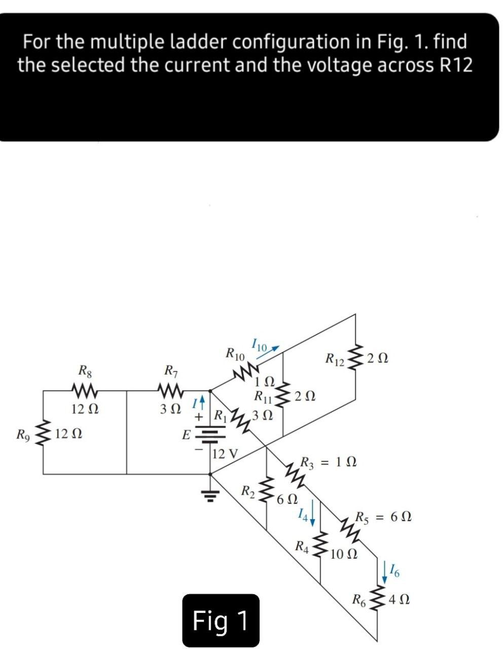 Solved For the multiple ladder configuration in Fig. 1. find | Chegg.com