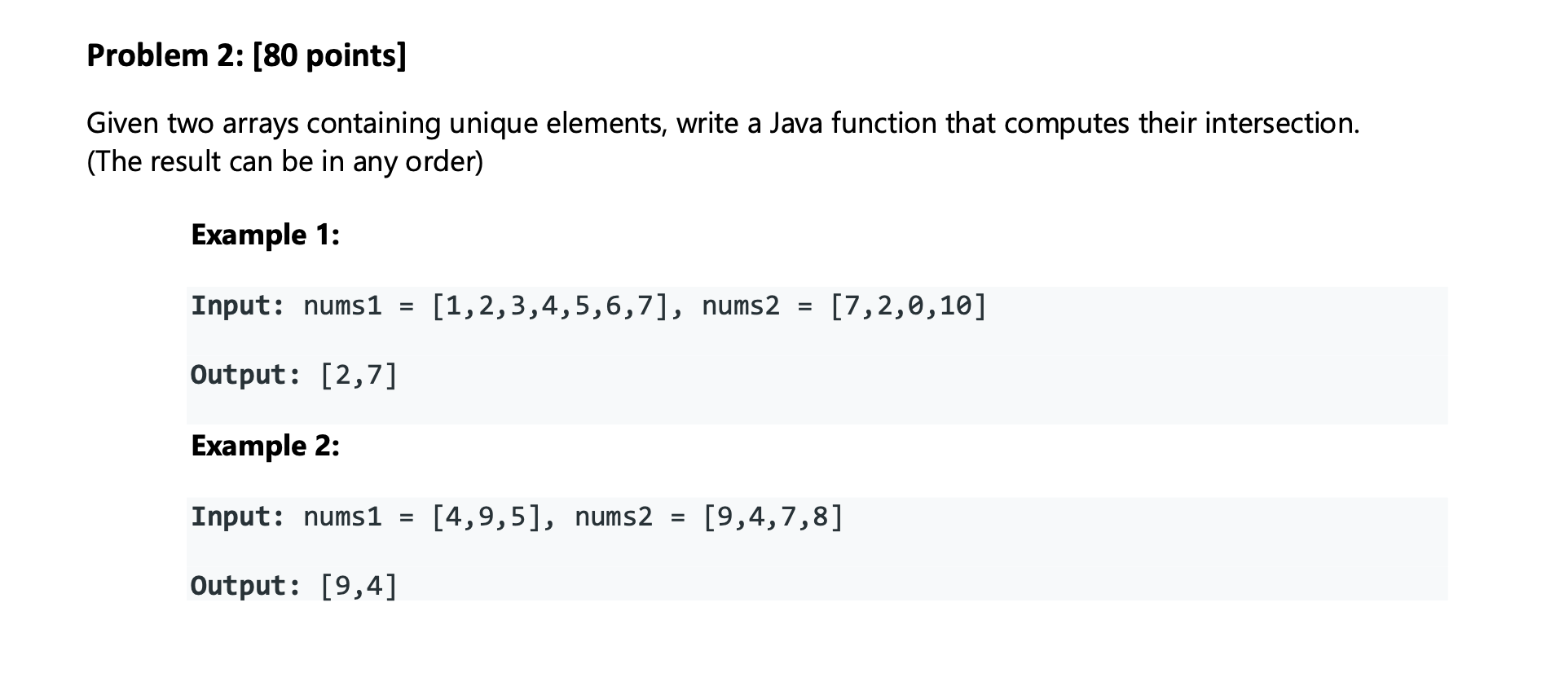 Solved For Program Can you please write java function that | Chegg.com