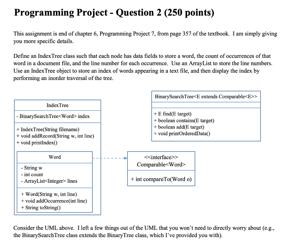 Solved Programming Project - Question 2 (250 points) This | Chegg.com