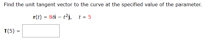 Solved Find the unit tangent vector to the curve at the | Chegg.com