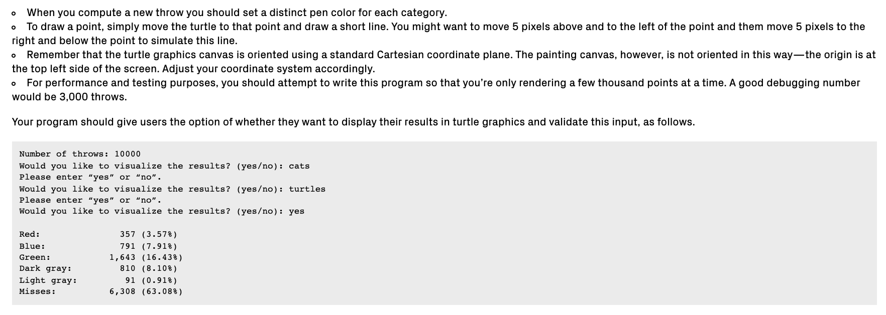 Building off of Part C, use the turtle module to | Chegg.com
