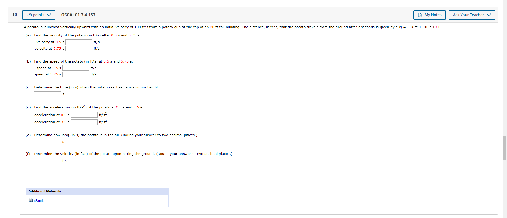 Solved 10. | -19 points v OSCALC1 3.4.157. My Notes Ask Your | Chegg.com