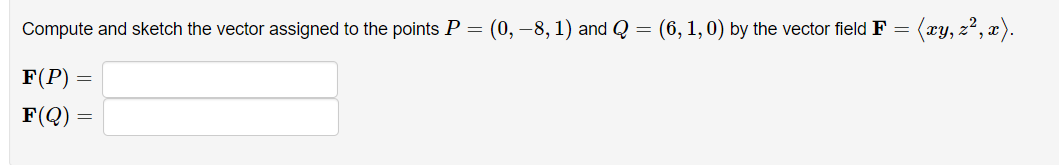 Solved Compute and sketch the vector assigned to the points | Chegg.com