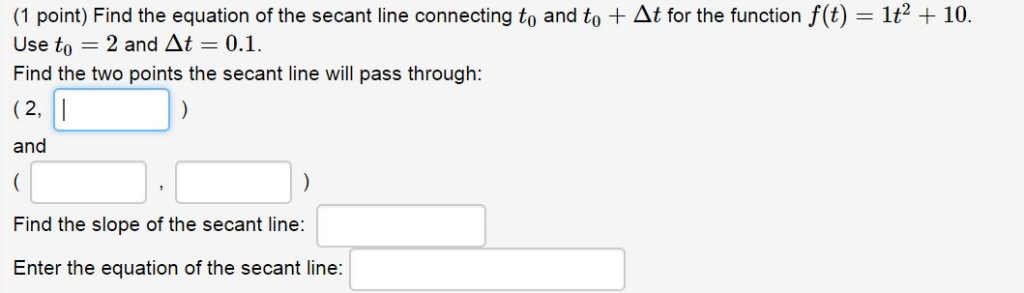 Equation Of A Secant Line Between Two Points Calculator Tessshebaylo Equation Of A Secant Line Between Two Points Calculator Tessshebaylo