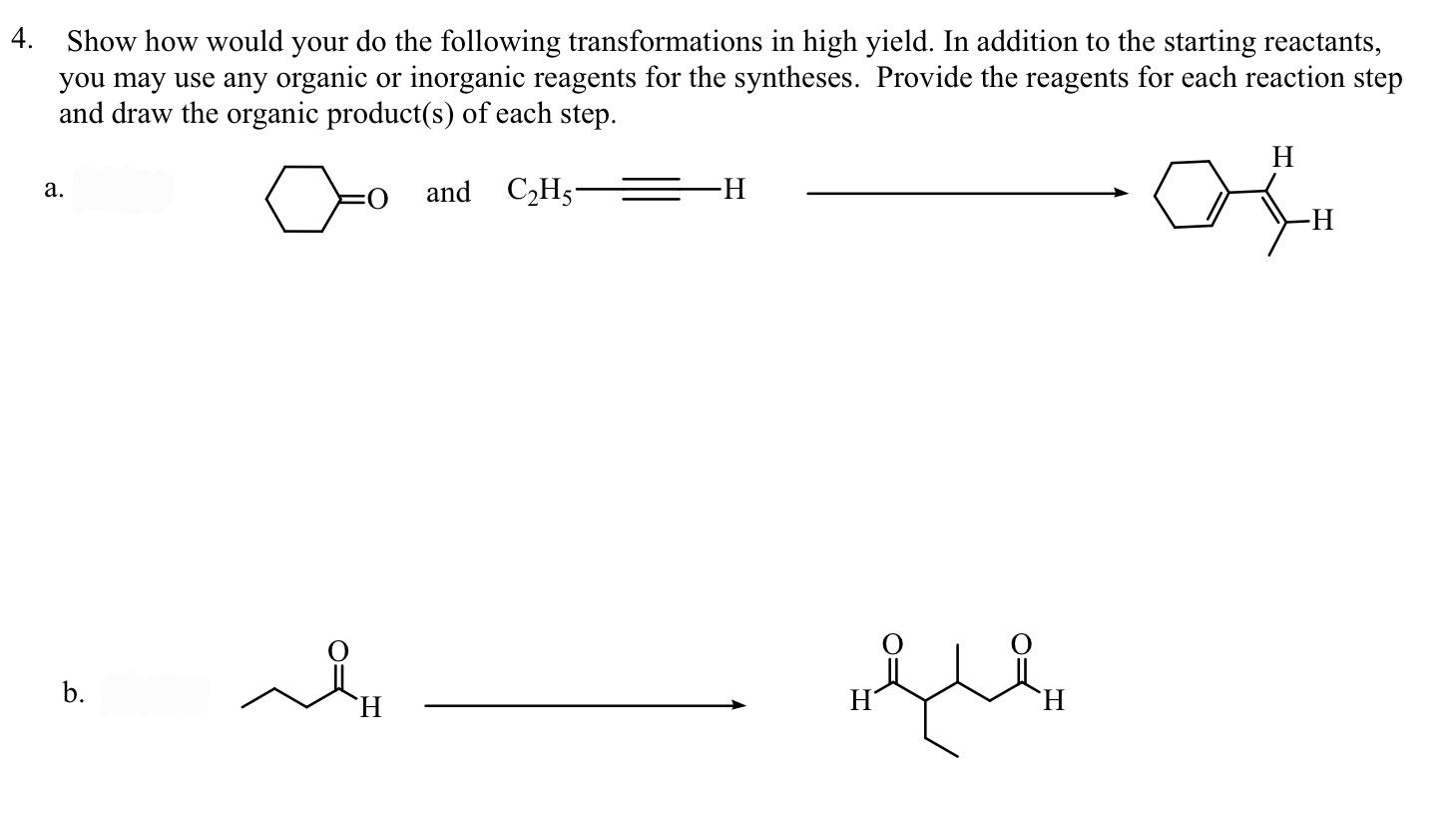 Solved 4. Show how would your do the following | Chegg.com