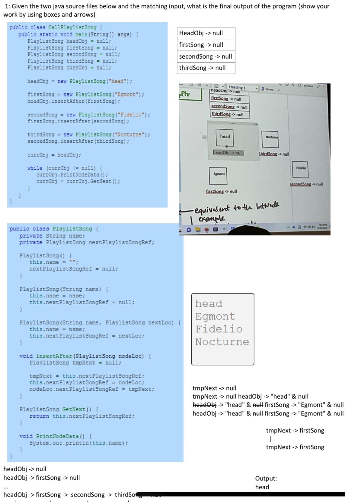 Solved 1: Given the two java source files below and the | Chegg.com