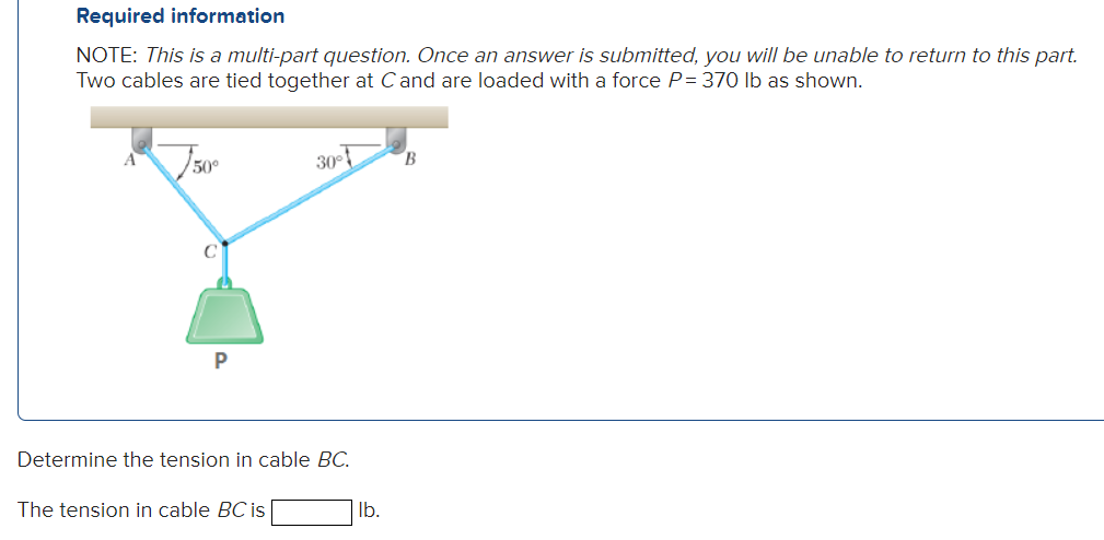 Solved Required information NOTE: This is a multi-part | Chegg.com