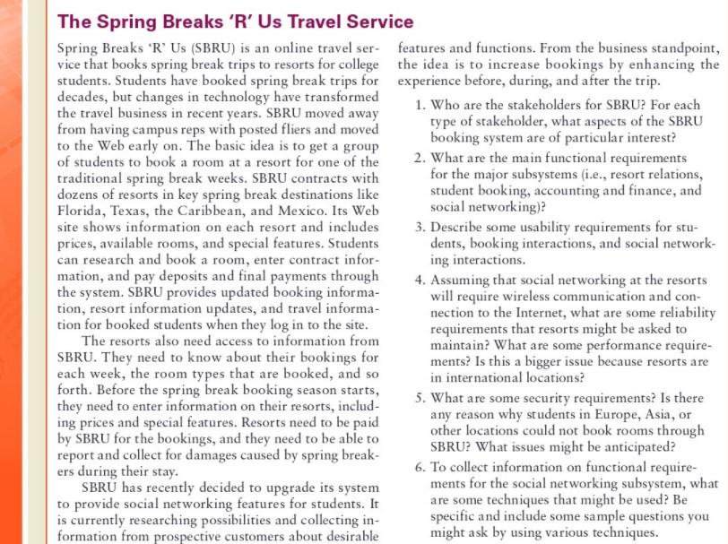 Solved 1. Create a System Vision Document using the outline | Chegg.com