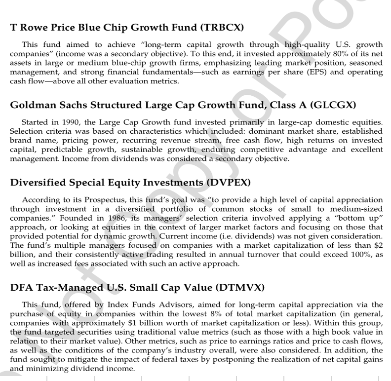 This fund aimed to achieve "long-term capital growth | Chegg.com