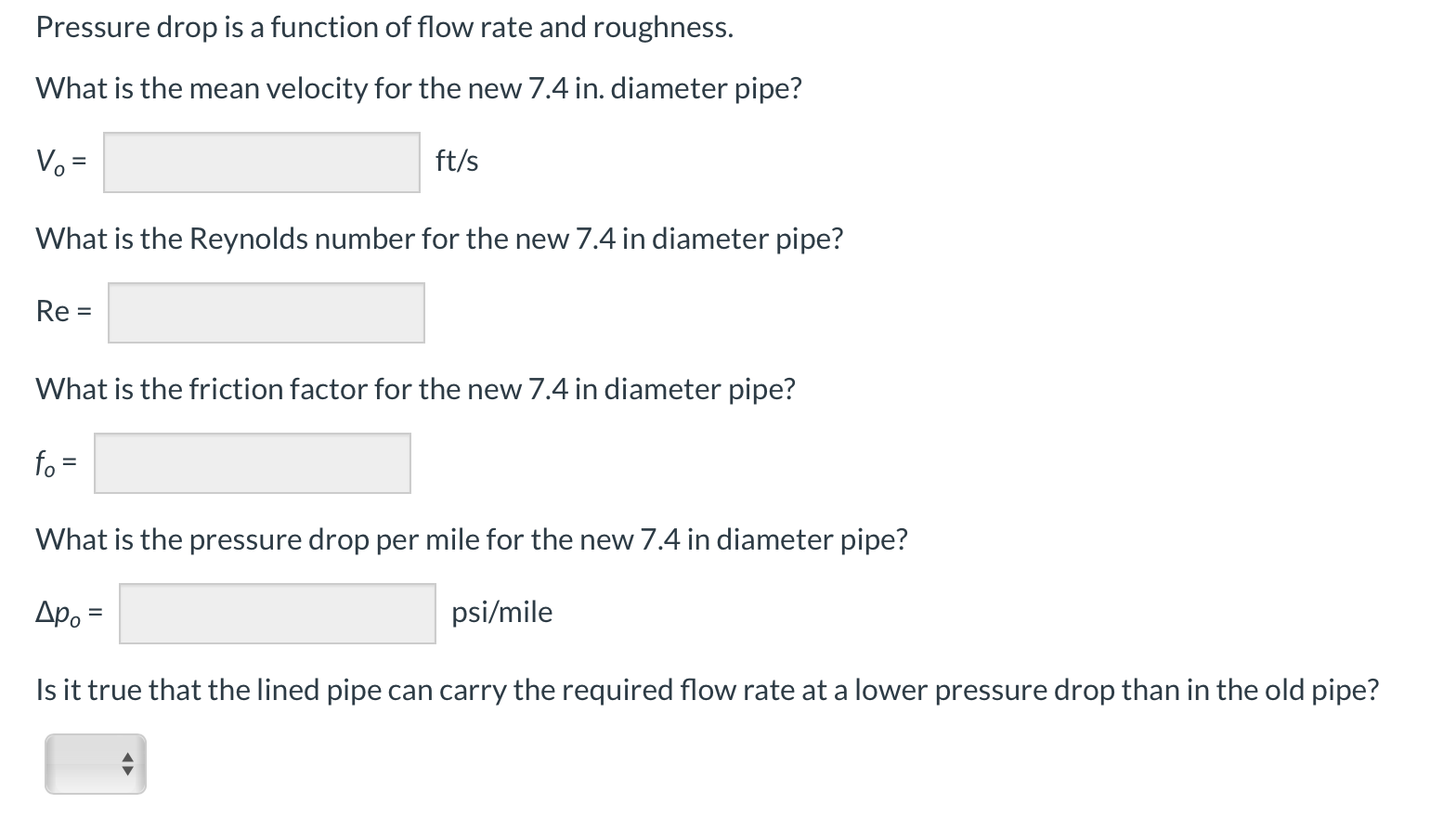 Solved Water flows at a rate of 2.1ft3/s in an old, rusty | Chegg.com