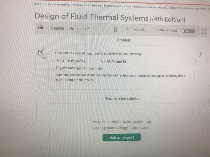 Solved home / study / engineering / mechanical engineering / | Chegg.com