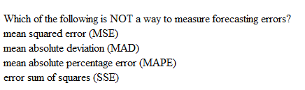 Solved Which of the following is NOT a way to measure | Chegg.com