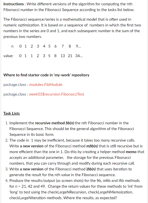 Solved IN JAVA Those with "//TODO : COMPLETE BODY OF | Chegg.com