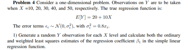 Solved Problem 4 Consider a one-dimensional problem. | Chegg.com
