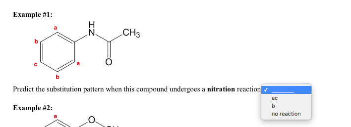 Solved Example #1: CH3 Predict the substitution pattern when | Chegg.com