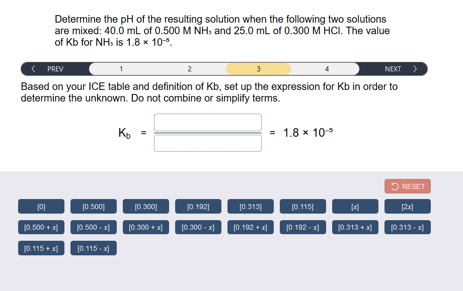 Solved Determine the pH of the resulting solution when the | Chegg.com