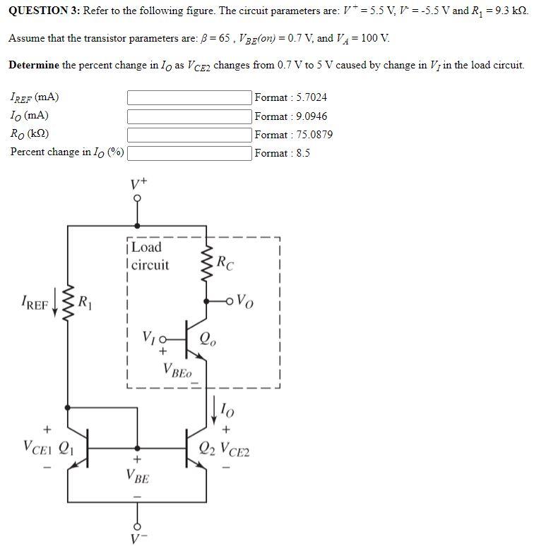 Solved QUESTION 3: Refer to the following figure. The | Chegg.com