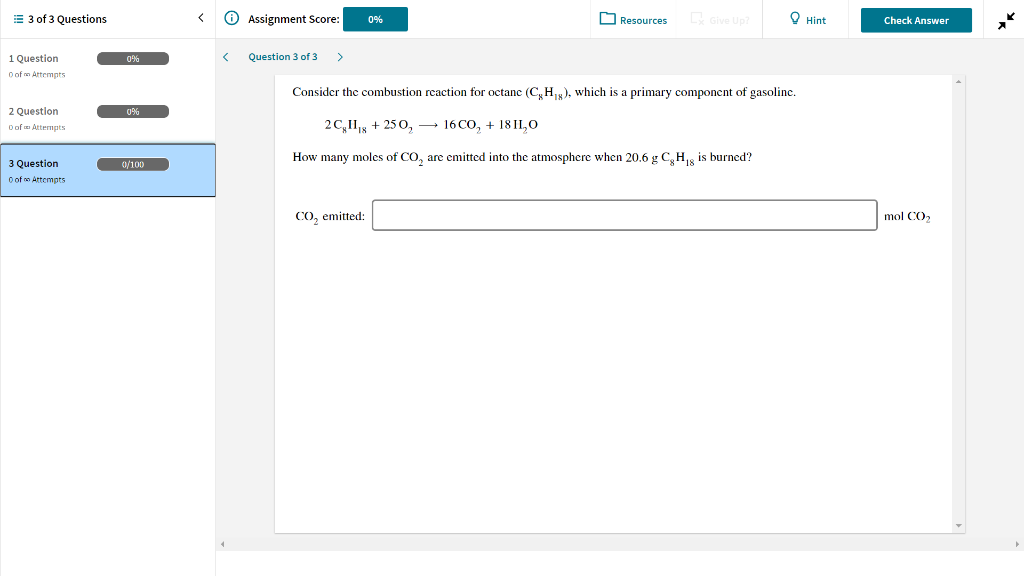 Solved Assignment Score: 0% Resources Give Up Hint Check | Chegg.com