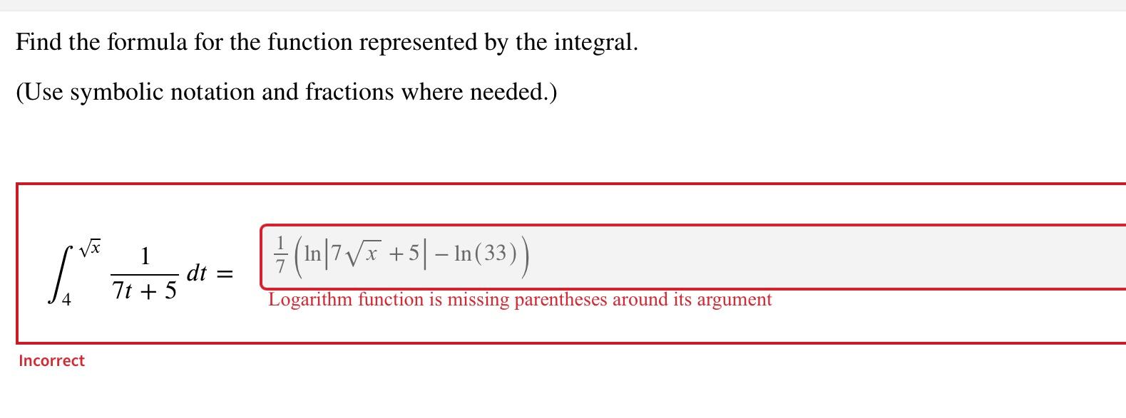 Solved Find the formula for the function represented by the | Chegg.com