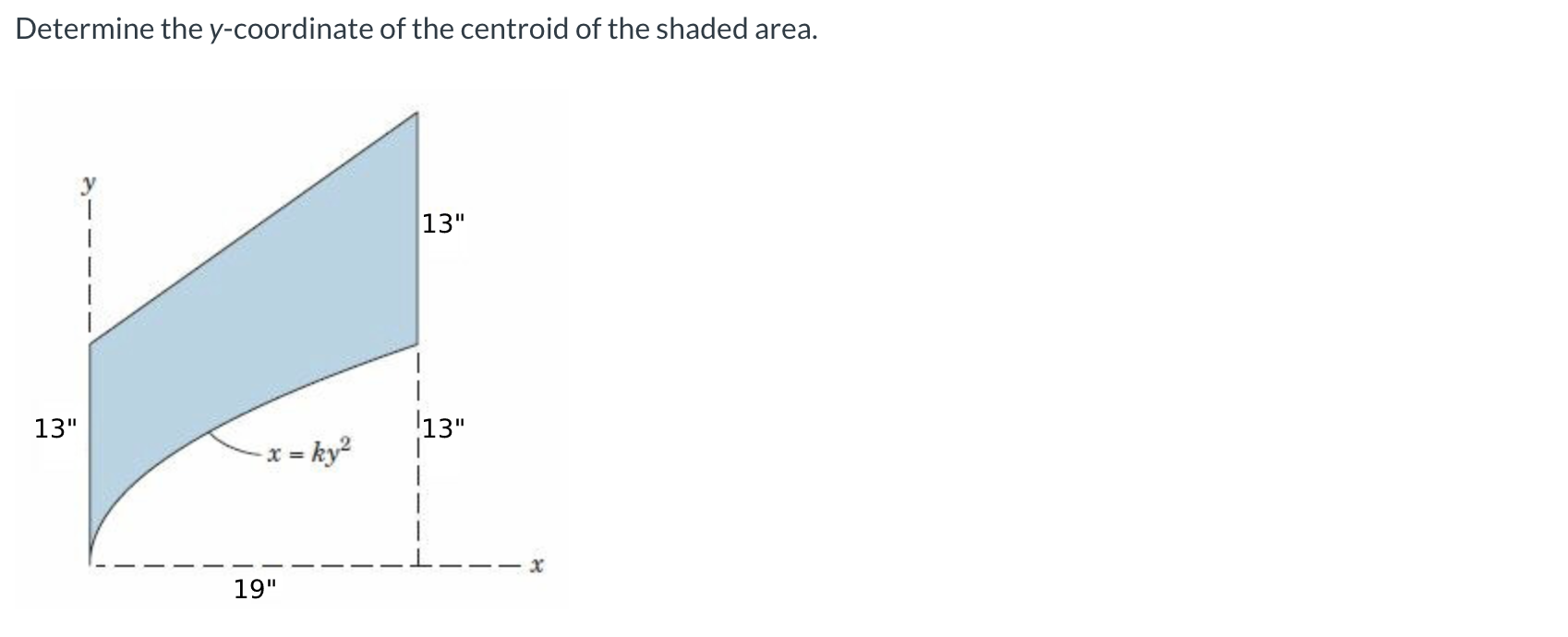 Solved For an arbitrary value of x, find the distances yi | Chegg.com