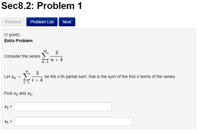 Solved Sec8.2: Problem 1 Previous Problem List Next (1 | Chegg.com
