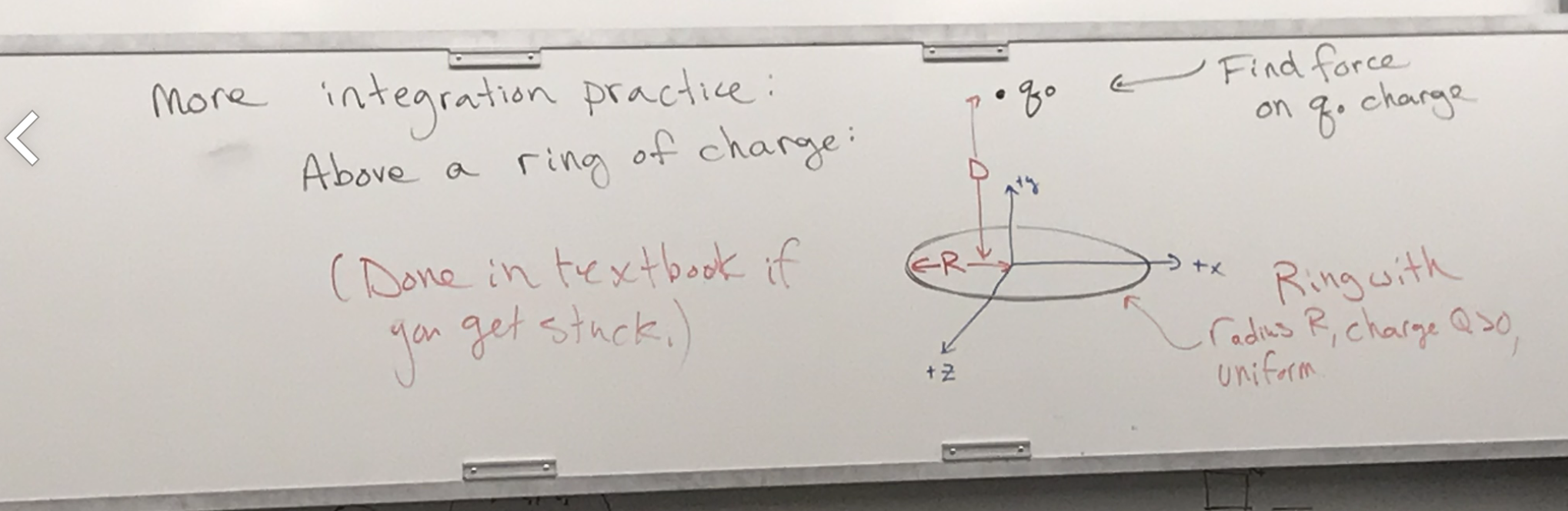 Solved . more . integration practice: Above a ring of | Chegg.com